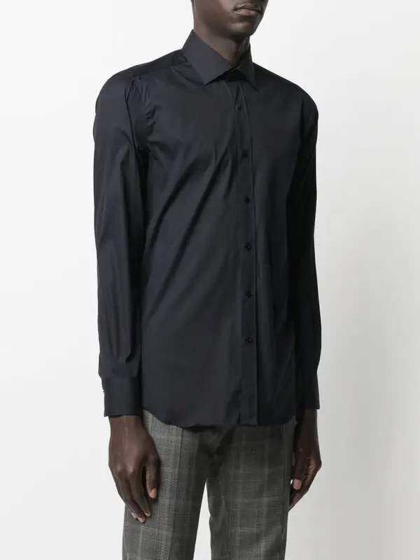 BARBA NAPOLI Long-sleeve Shirt - Blue