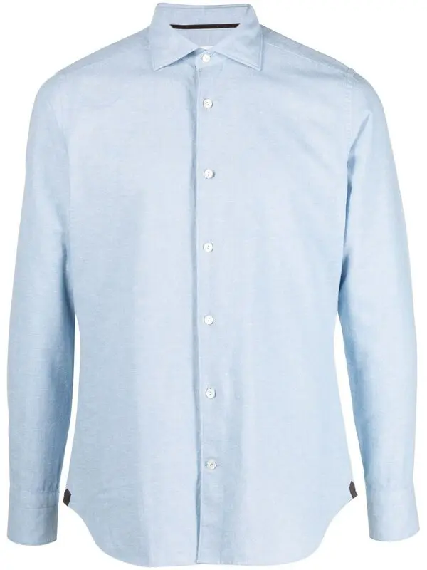 TINTORIA MATTEI 954 Long-sleeve Chambray Shirt