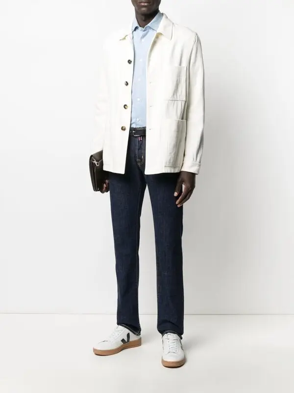 TINTORIA MATTEI 954 Long-sleeve Chambray Shirt