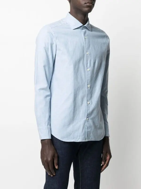 TINTORIA MATTEI 954 Long-sleeve Chambray Shirt