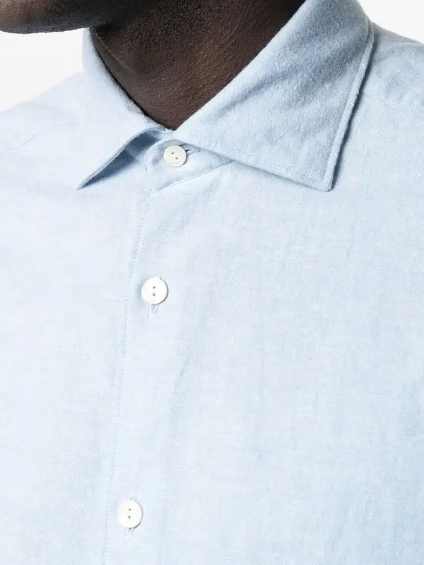 TINTORIA MATTEI 954 Long-sleeve Chambray Shirt