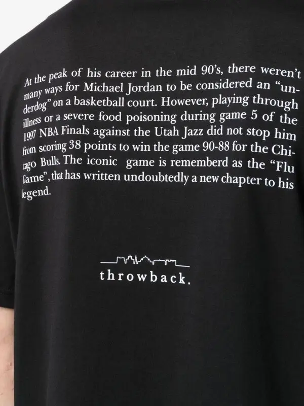 THROWBACK. Photograph-print Crew-neck T-shirt