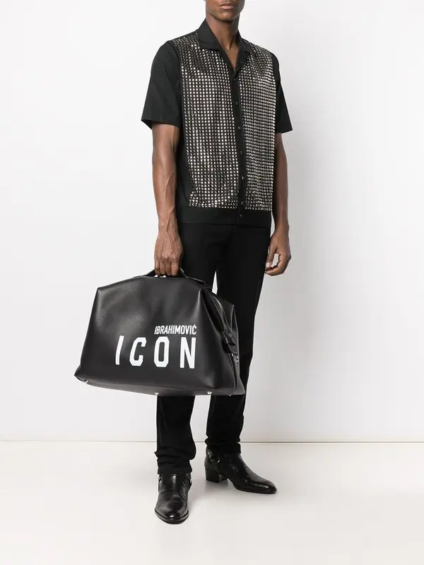 Dsquared2 X Ibrahimović Icon Duffle Bag - Black | Editorialist
