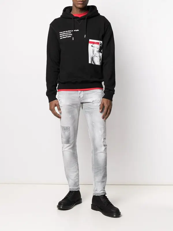 Dsquared2 X Ibrahimović Icon Change The Game Hoodie In Black - 62