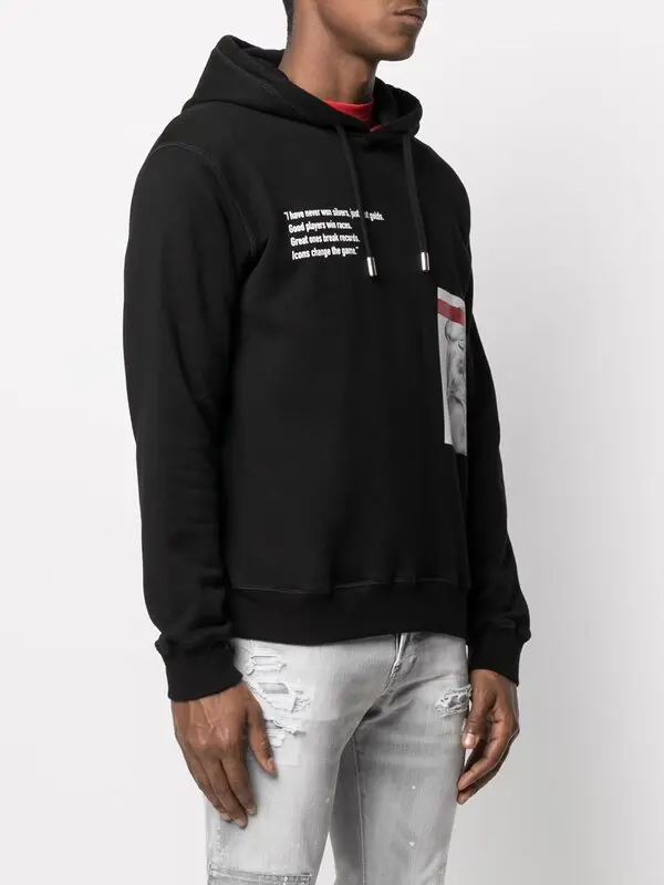 Dsquared2 X Ibrahimović Icon Change The Game Hoodie In Black - 62