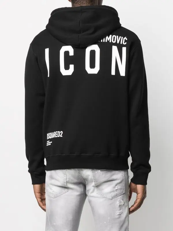 Dsquared2 X Ibrahimović Icon Change The Game Hoodie In Black - 62