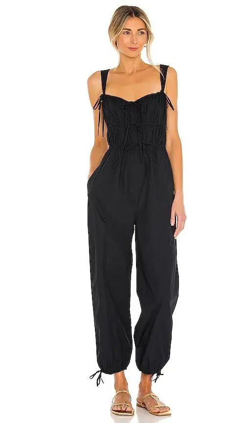 Ulla Johnson Tatum Jumpsuit In Black