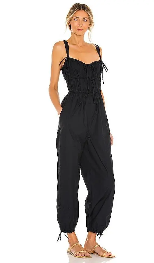Ulla Johnson Tatum Jumpsuit In Black