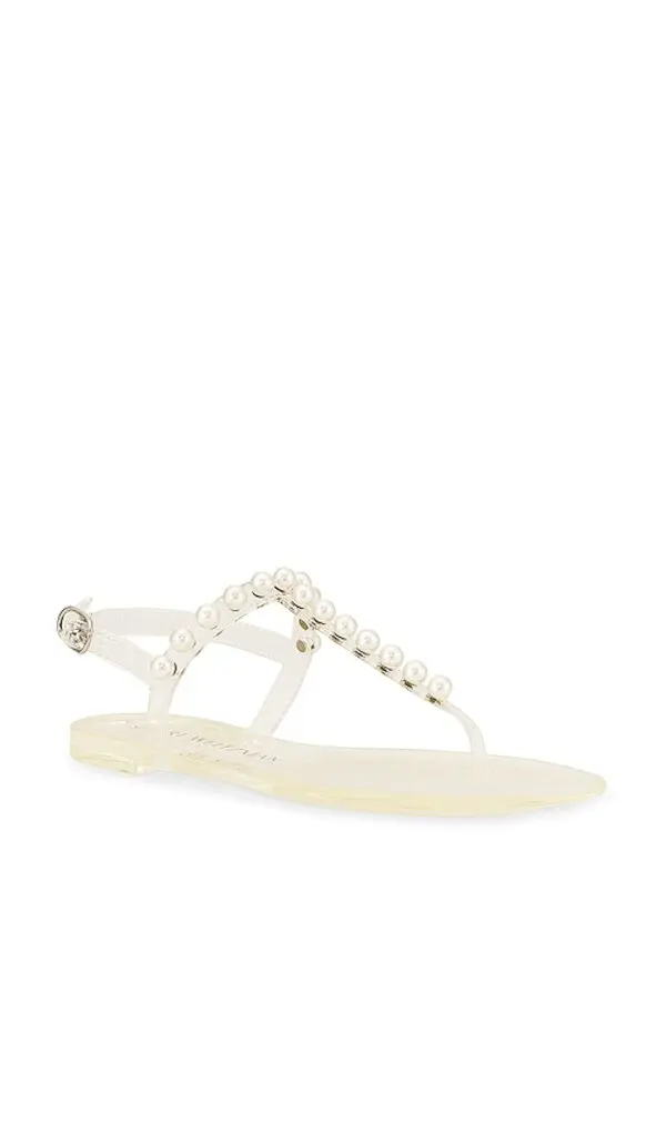STUART WEITZMAN Goldie Jelly Sandal In White