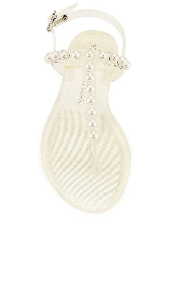 STUART WEITZMAN Goldie Jelly Sandal In White