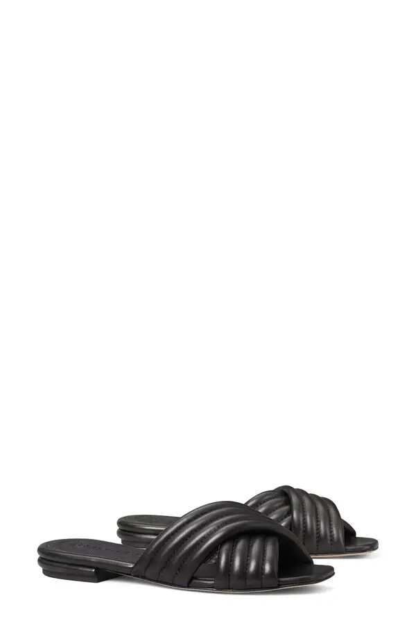 Tory Burch Kira Quilted Slide Sandal