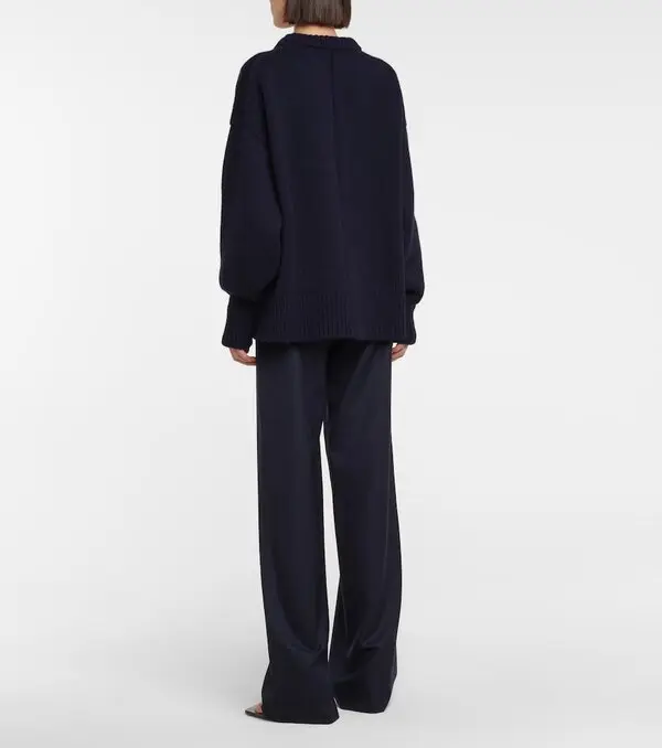 THE ROW Ophelia Wool And Cashmere Sweater - Blue