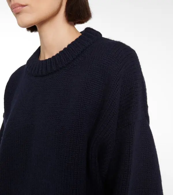 THE ROW Ophelia Wool And Cashmere Sweater - Blue