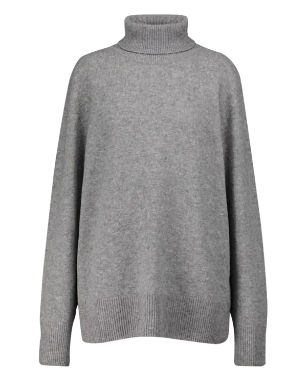 THE ROW Stepny Turtleneck Sweater - Grey
