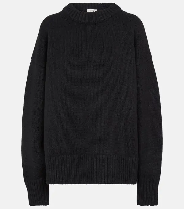 THE ROW Ophelia Wool And Cashmere Sweater - Black