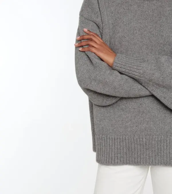 THE ROW Ophelia Wool And Cashmere Sweater - Grey