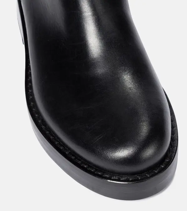 ANN DEMEULEMEESTER Leather Riding Boots