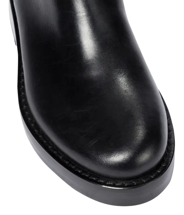 ANN DEMEULEMEESTER Leather Riding Boots