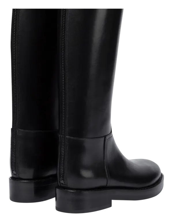 ANN DEMEULEMEESTER Leather Riding Boots