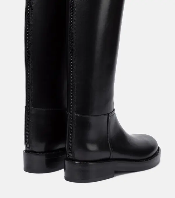 ANN DEMEULEMEESTER Leather Riding Boots