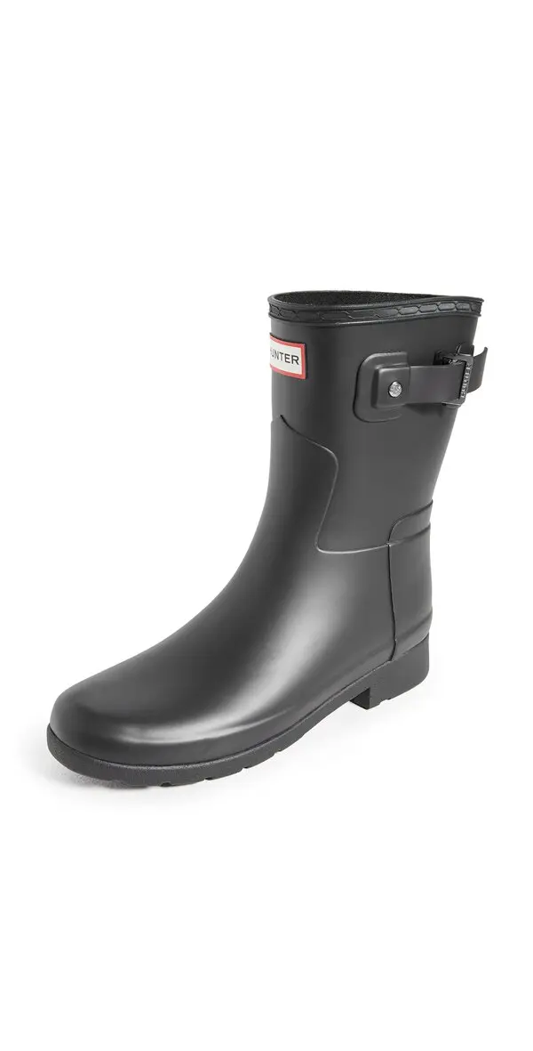 HUNTER BOOTS Refined Short Matte Boots