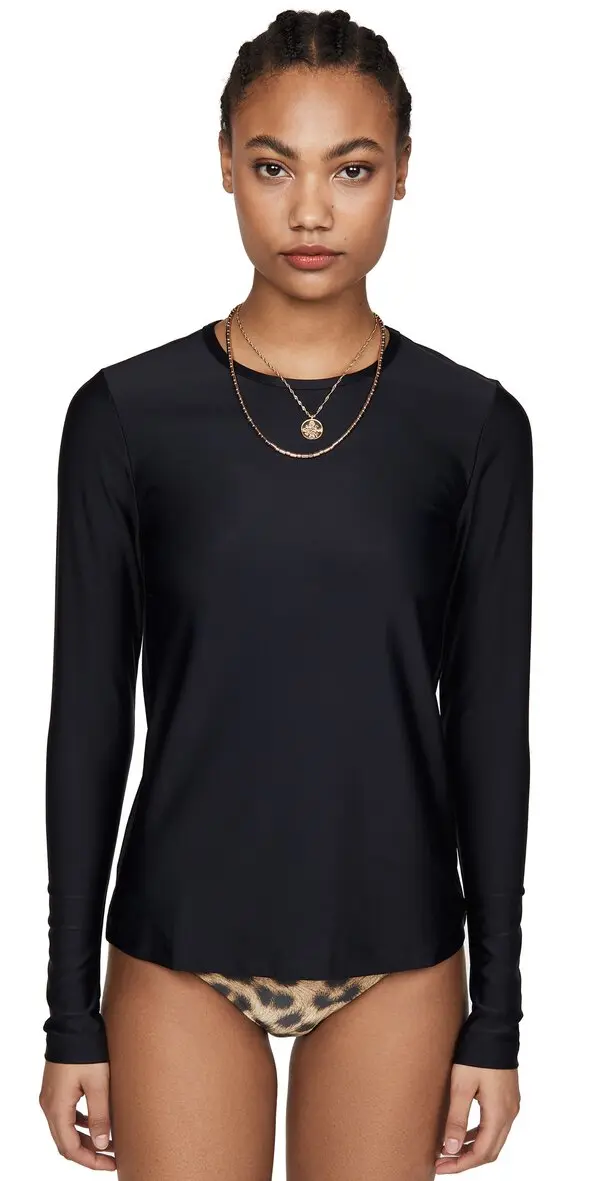 Cover Perfect Swim Rash Guard Tee - Black
