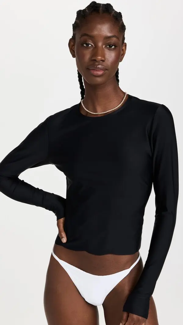 Cover Scallop Swim Tee