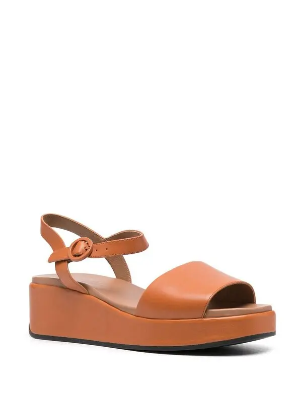 Camper Misia Ankle Strap Sandals - Brown