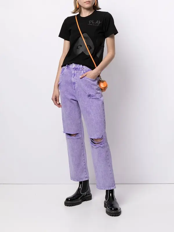 Play Comme Des Garcon Heart Print T-shirt