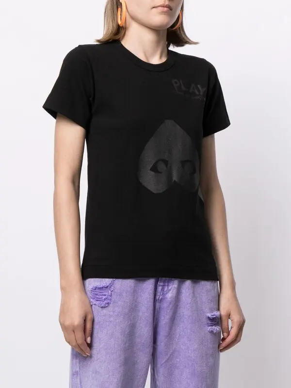 Play Comme Des Garcon Heart Print T-shirt