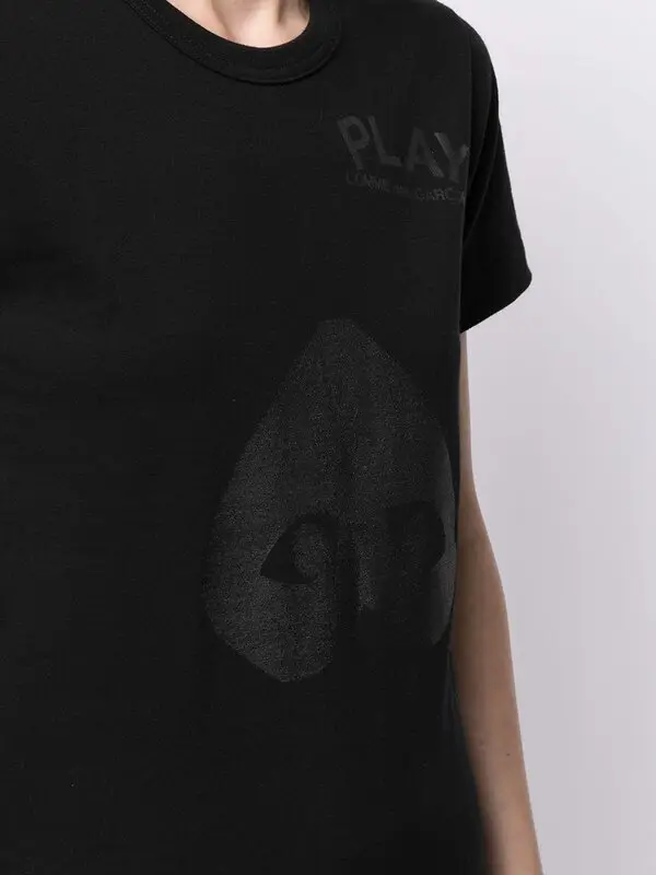 Play Comme Des Garcon Heart Print T-shirt