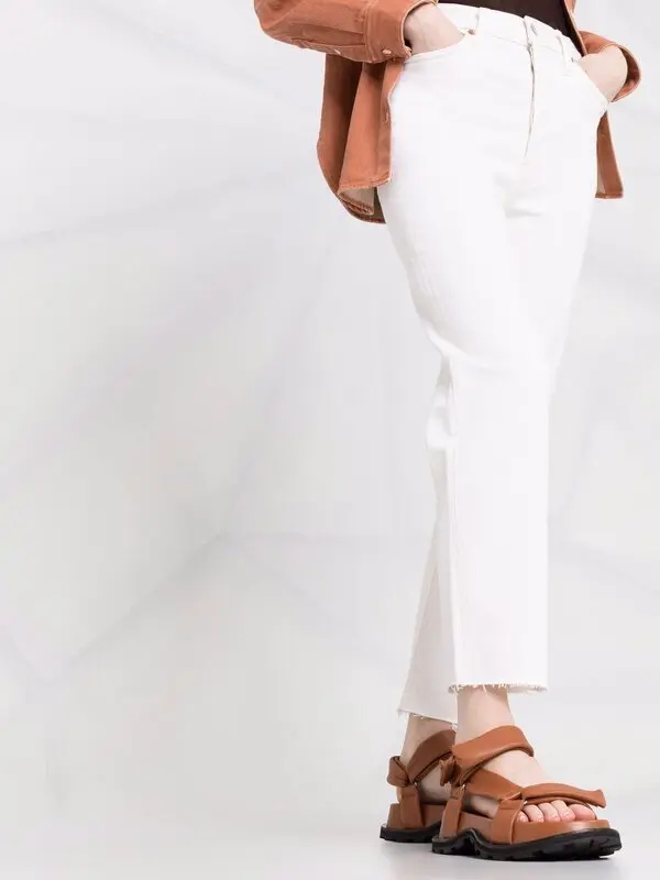 RE/DONE 70s Stove Pipe Straight-leg Jeans - White
