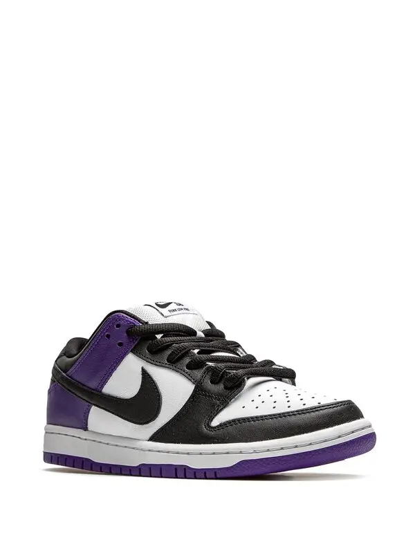 Nike Sb Dunk Low Court Sneakers - Purple