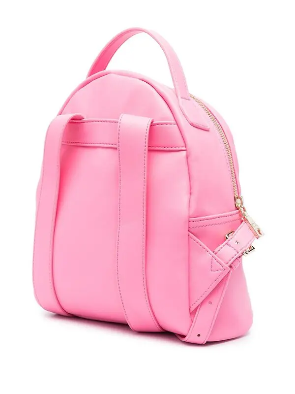 Moschino Heart-Quilted Faux-Leather Backpack In Pink - 40  display picture 1