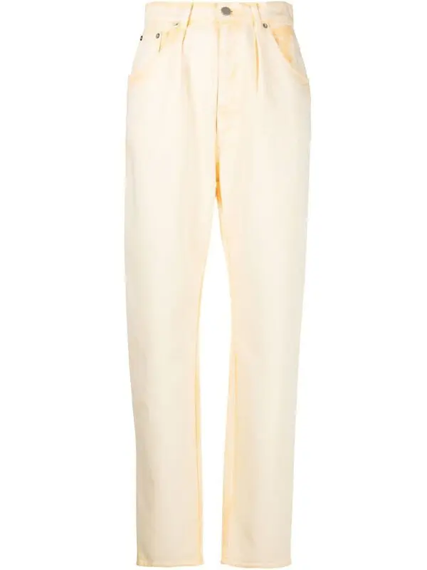 Alberta Ferretti Faded Tapered Jeans