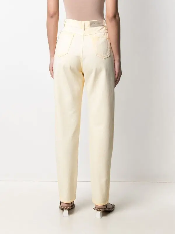 Alberta Ferretti Faded Tapered Jeans