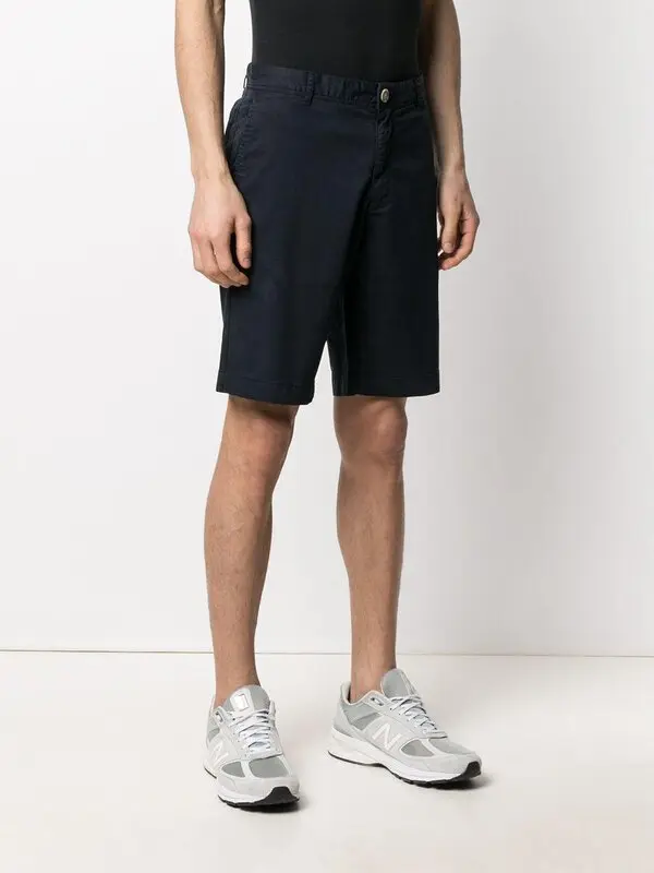 Woolrich Knee-length Cotton Chino Shorts - Blue