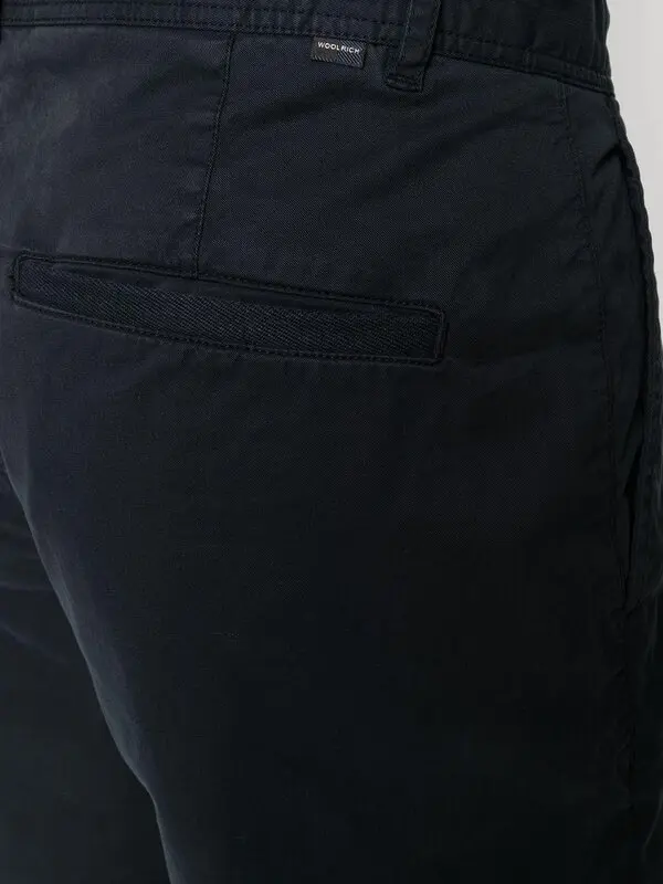 Woolrich Knee-length Cotton Chino Shorts - Blue