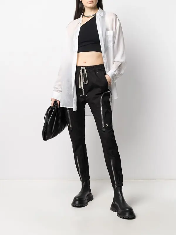 Rick Owens One-shouder Cropped Top