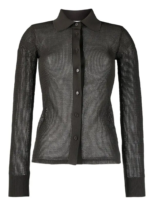 Bottega Veneta Mesh Sheer Shirt