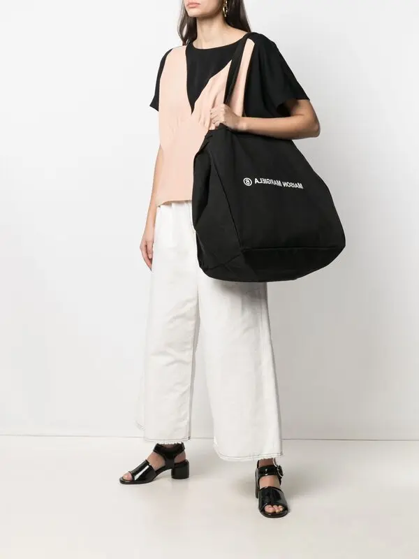 MAISON MARGIELA Oversized Logo Two-way Bag