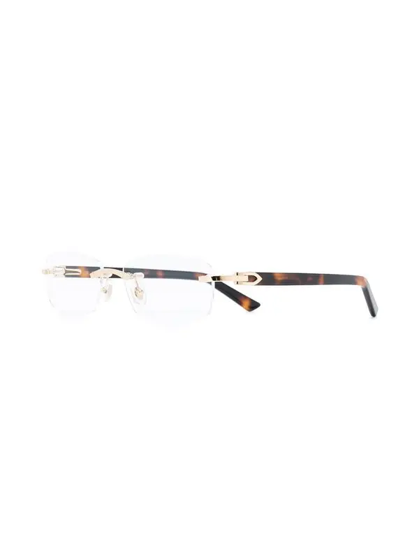 Cartier Decor Rimless Eyeglasses