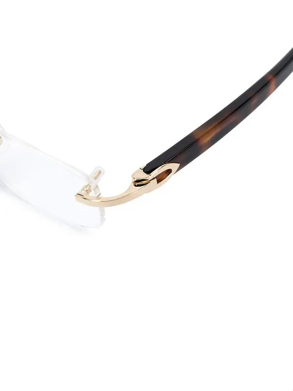Cartier Decor Rimless Eyeglasses
