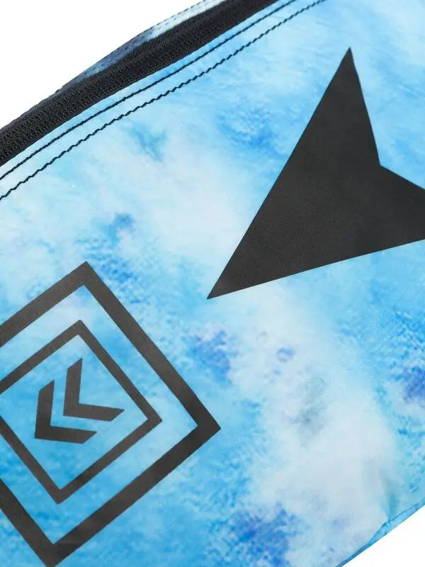 DIESEL® Tie-dye Arrow Print Belt Bag - Blue