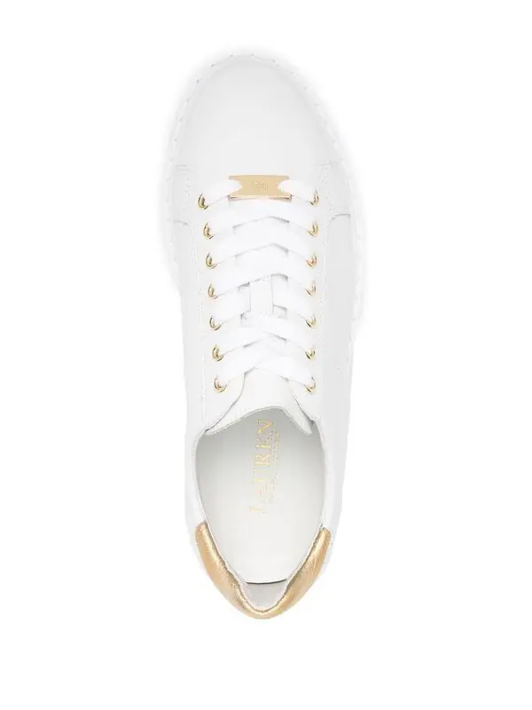 Ralph Lauren Metallic-panel Sneakers