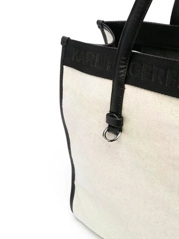 Karl Lagerfeld K/skuare Logo-print Canvas Tote Bag