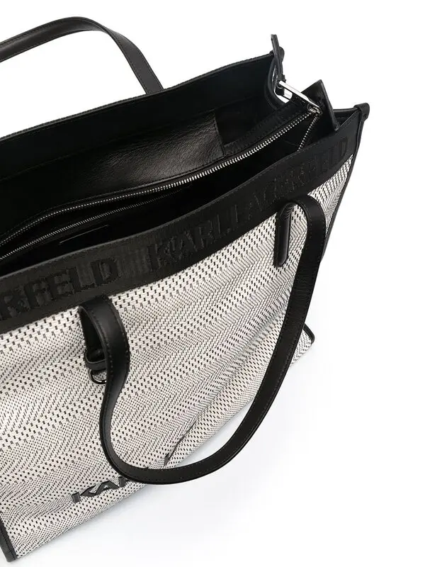 Karl Lagerfeld K/skuare Leather Tote