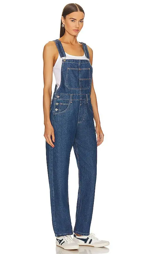 Free People We The Free Ziggy Denim Overall - Sapphire Blue