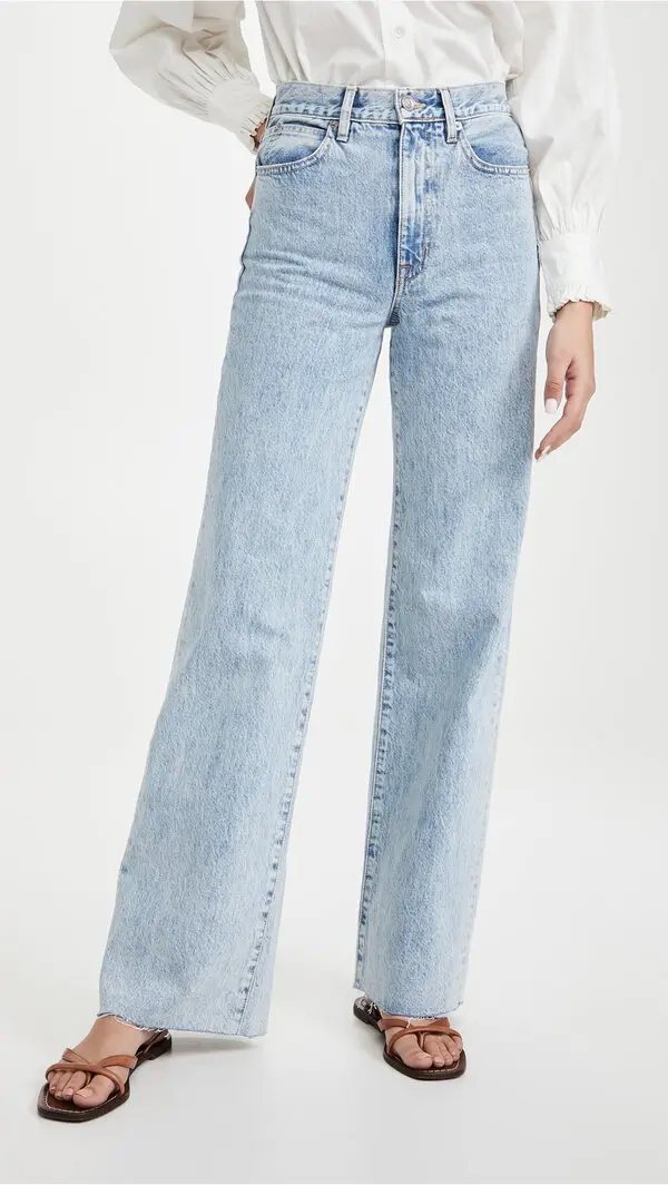 SLVRLAKE Grace High-rise Wide-leg Jeans - Time To Go