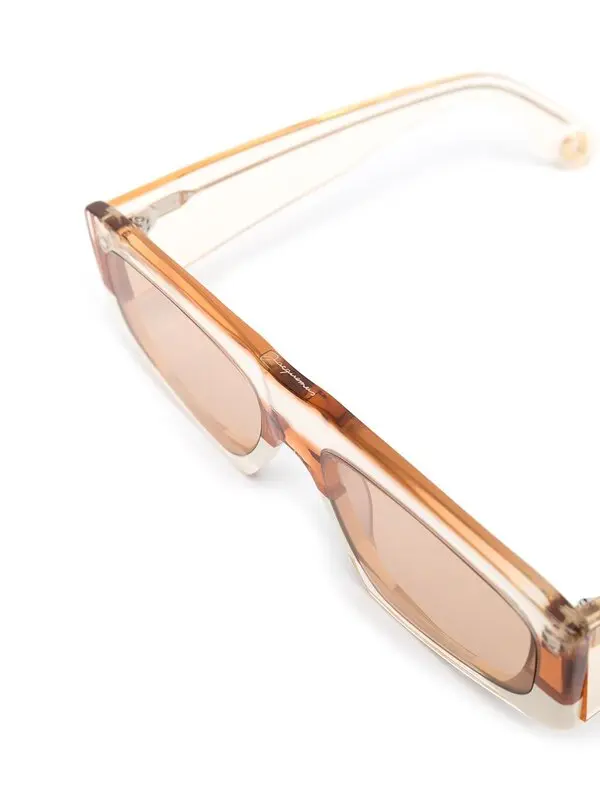 Jacquemus Les Lunettes Yauco Rectangle-Frame Sunglasses  display picture 1